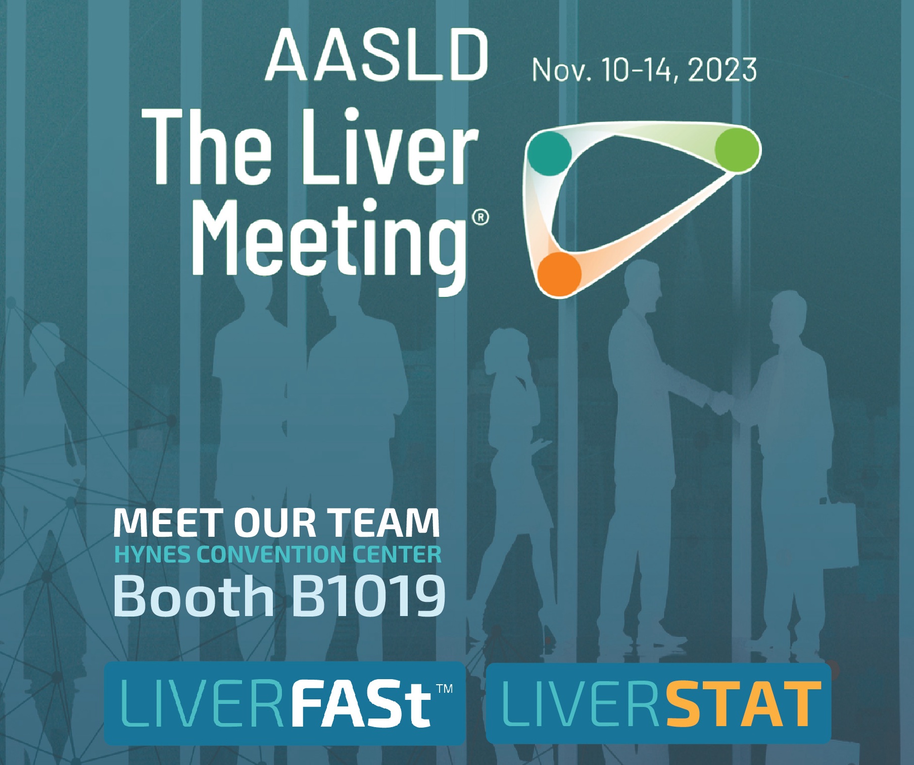 Meet our team this coming AASLD on Nov 11 to Nov 14 in Boston, MA ...