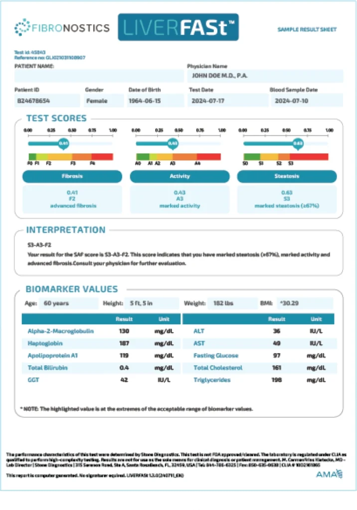 LIVERFAST - FIBRONOSTICS